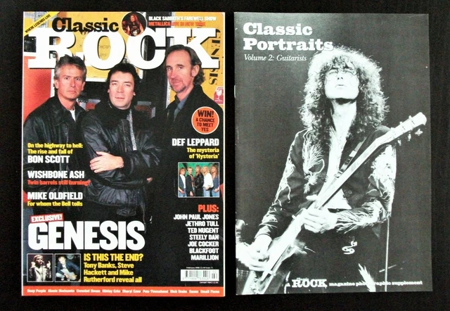 RARE CLASSIC ROCK Magazine #11 complete Classic Portraits #2 Guitarists ...