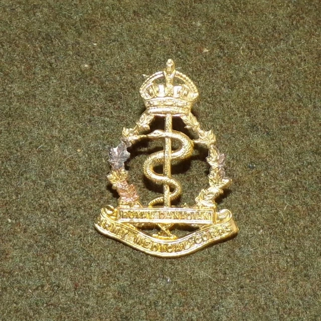 WW2-50S ROYAL CANADIAN Army Medical Corps Brass K/C Cap Badge £14.18 ...
