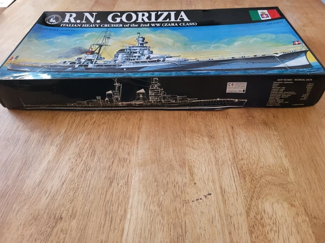 TAURO MODEL 1/400 Gorizia WW2 Italian Heavy Cruiser Plastic Kit Tm 203 ...