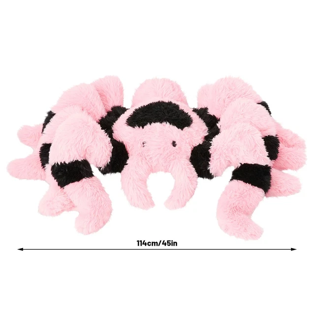 114CM JUMBO PINK Spider Plush Toy Soft Stuffed Doll Couple Valentine's ...