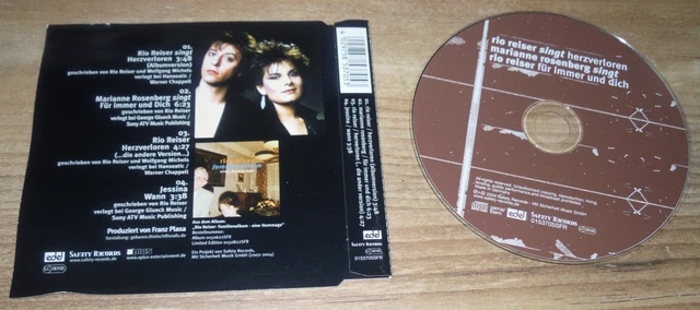 MAXI CD RIO Reiser Herzverloren & Marianne Rosenberg singt Für immer ...