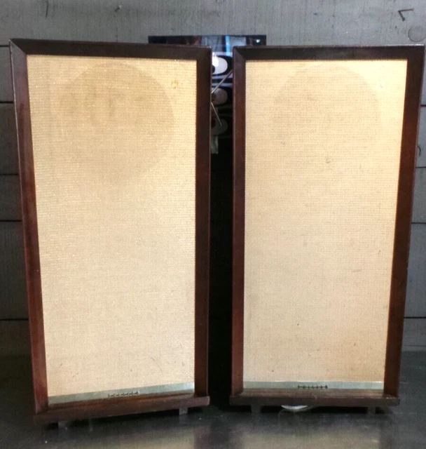 ENCEINTES PHILIPS AD5046 1961 équipée des haut parleur 9710AM pour ...