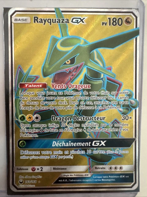 CARTE POKÉMON RAYQUAZA GX 160/168 Tempête Céleste Fr EUR 45,00 ...