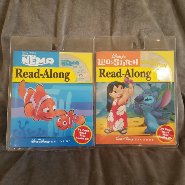 DISNEY PIXAR FINDING Nemo and Lilo & Stitch Read Along New Factory Sealed $15.00 - PicClick CA