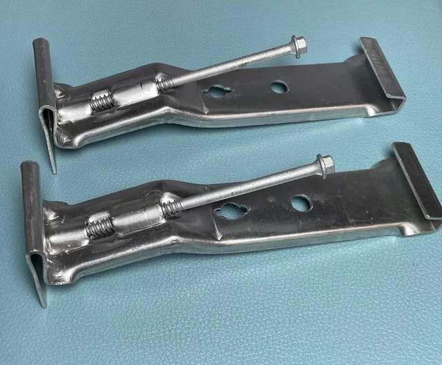 33 PCS 6” inch Quick Screw Aluminum Gutter Hidden Hanger Hook Bracket K ...