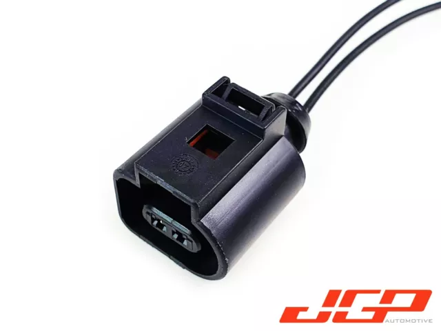 2 PIN CONNECTOR Plug Socket Wiring Loom Harness 1J0973702 VW Audi Seat ...