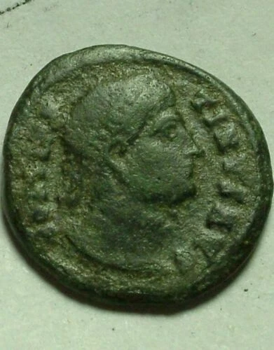 CONSTANTINE &EYES TO (heaven) God" Rare genuine ancient Roman coin ...