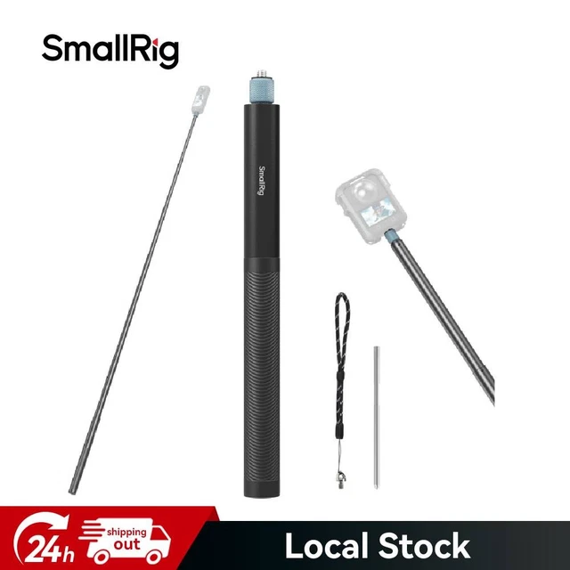 SMALLRIG EXTENDABLE 150CM/59IN/4.9FT Invisible Selfie Stick for ...