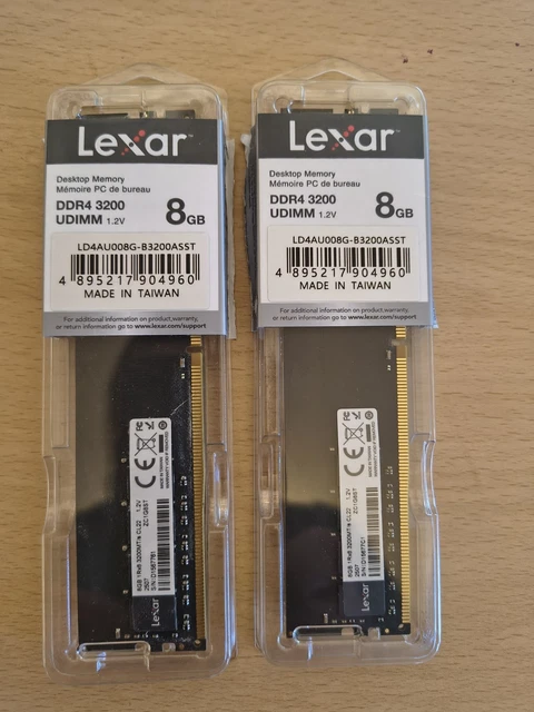 LEXAR DDR4-3200 LAPTOP RAM 8GB X2 PC4-25600 £1.13 - PicClick UK