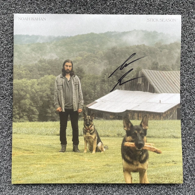 NOAH KAHAN STICK Season Chestnut Brown Signed Autographed Vinyl LP ...