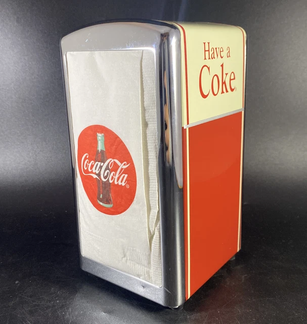 OFFICIAL COCA-COLA COKE Tissue Dispenser Diner Retro 1992. W Original ...
