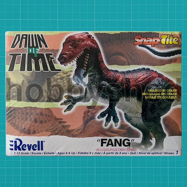 REVELL DAWN OF TIME 'FANG' 1:13 DINOSAUR MODEL KIT Allosaurus Draconis ...