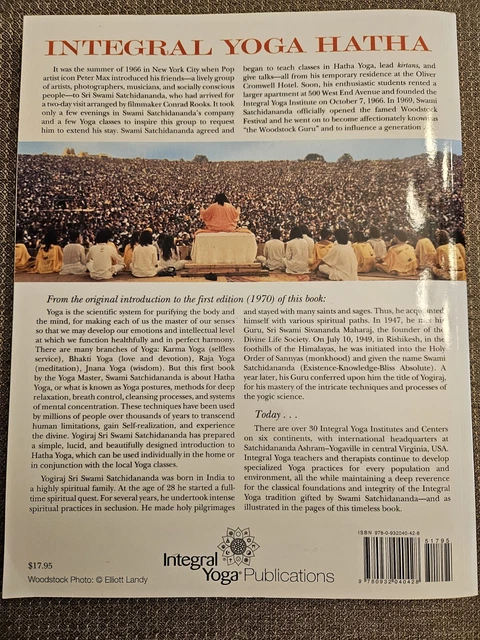HATHA DE YOGA intégral par Yogiraj Sri Swami Satchidananda - 2017 - Neuf EUR 14,64 - PicClick FR