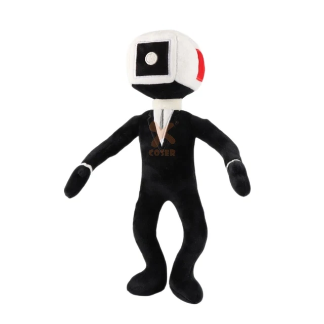 2023 Hot Game Skibidi Toilet Monitor Man Plush Doll Toys Stuffed Doll
