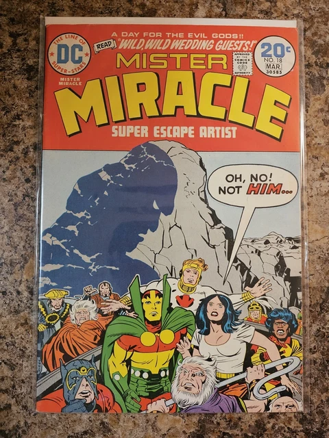 MISTER MIRACLE #18 (1973) Jack Kirby Final Issue Darkseid App. DC ...
