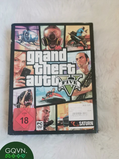 GTA V GRAND Theft Auto V | PC DVD Rom 7-Disc Edition Big Box | Gut EUR ...