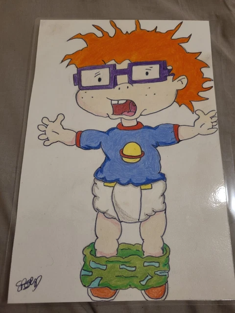 A ORIGINAL A4 Laminated Drawing Of Chucky From Rugrats EUR 6,02 ...