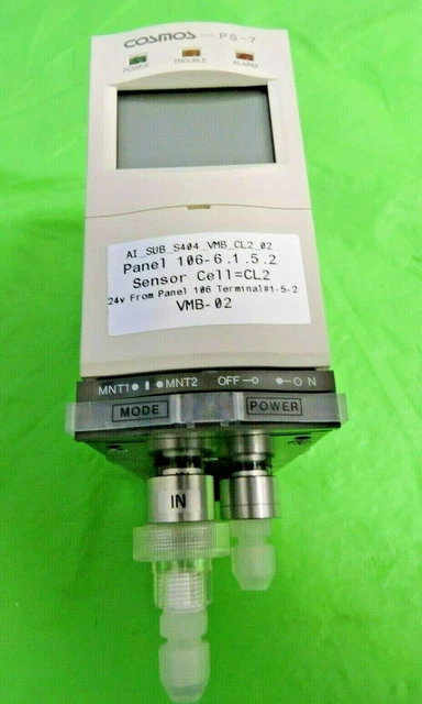 COSMOS PS-7 EXTRACTIVE Gas Detector with CDS-7 Sensor GAS CI2 / for Parts AS-IS $97.88 - PicClick AU