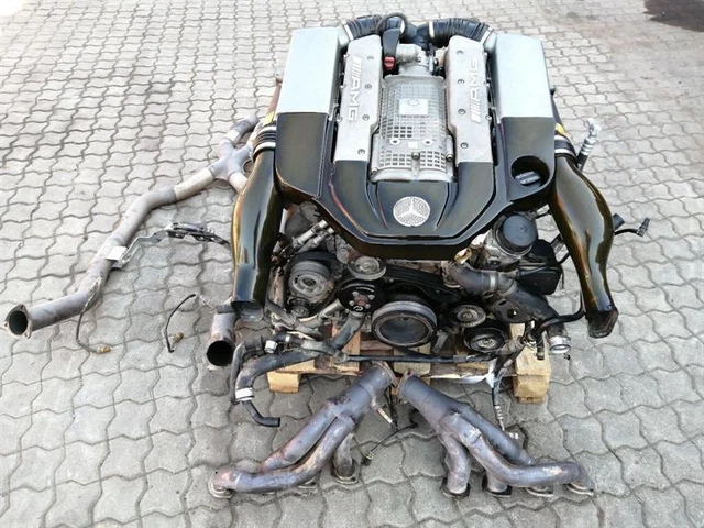 MERCEDES E55 CLS55 V8 AMG KLEEMANN W211 KOMPLETT Engine SUPERCHARGED ...