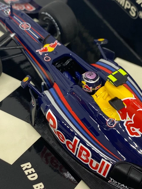 MINICHAMPS S VETTEL Red Bull RB5 F1 Model Car - Sebastian Vettel Red ...