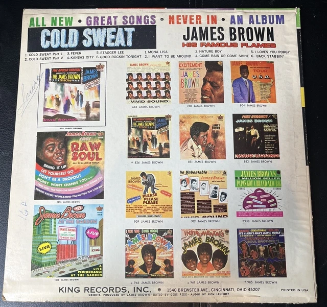 James Brown And His Famous Flames Cold Sweat Lp 1967 King 1020 Eur 16 85