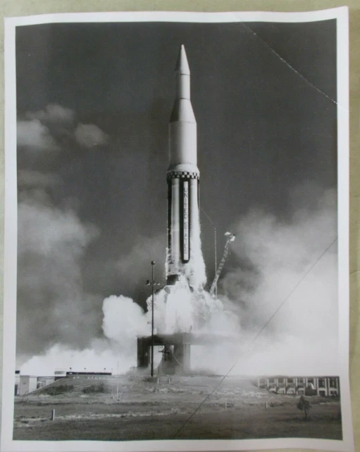 SATURN 1 (SA-2) Rocket Original Photo from April 25,1962 Launch USA £15 ...