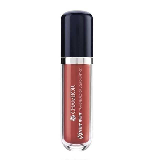 CHAMBOR EXTREME WEAR Transferproof Liquid Lipstick, Rose Boudoir No.483 ...