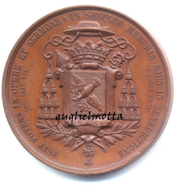 NICOLAS THEODORE OLIVIER Vescovo Évreux Medaglia 1860 Borrel EUR 85,00 ...