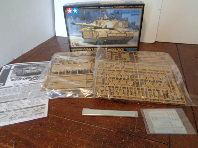 TAMIYA 1/48 BRITISH Main Battle Tank Challenger 2 (Desertised) # 32601 ...