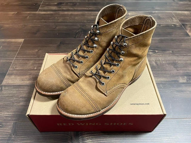 RED WING BOOTS 8083 Iron Ranger US:8D Leather Brown 034304d £354.14 ...