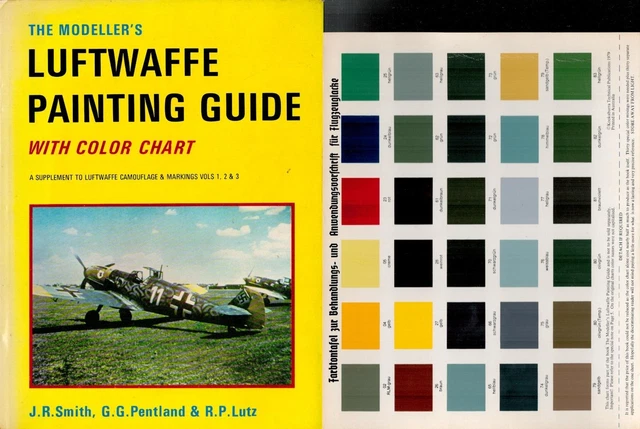 LUFTWAFFE PAINTING GUIDE - With Color Chart - Pentland £8.49 - PicClick UK