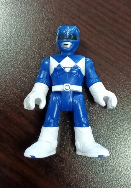 &FISHER PRICE IMAGINEXT Modellino Power Rangers RANGER blu ricambio 3 ...