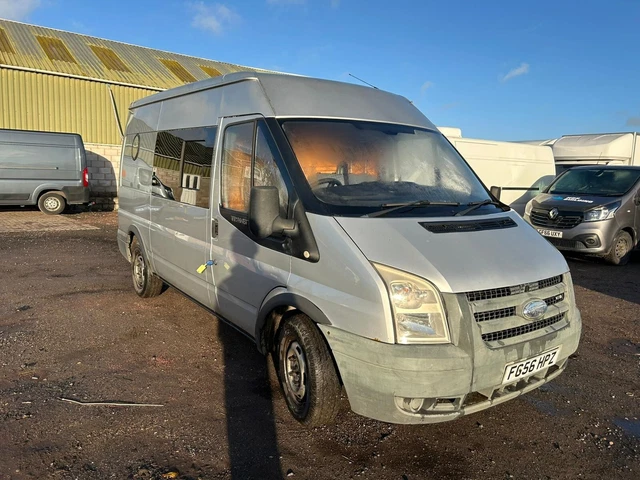 56 PLATE FORD Transit Camper Van 2.2L Low Roof Panel Motorhome £720.00 ...