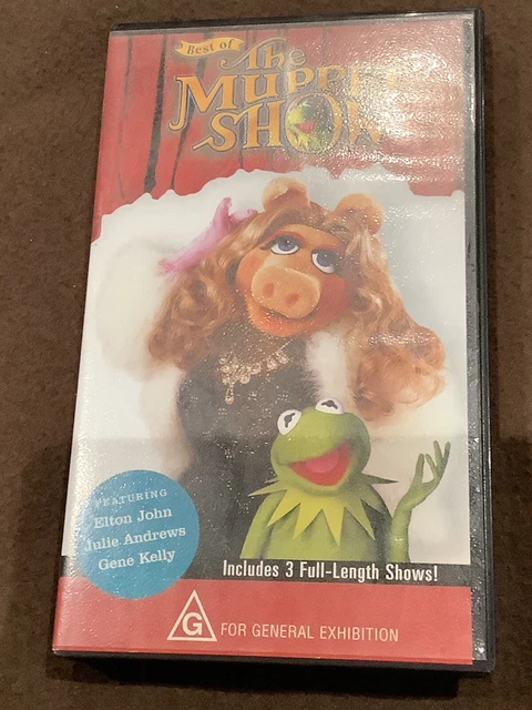THE BEST OF The Muppet Show VHS 2001 Elton John Julie Andrews Gene ...