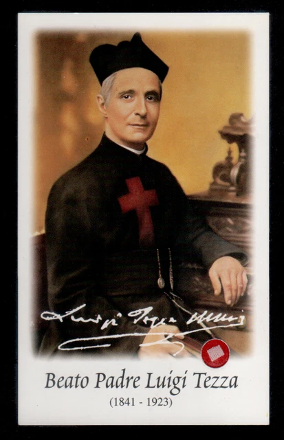 SANTINO HOLY CARD RELIQUIA RELIC BEATO PADRE LUIGI TEZZA EUR 9,00 ...