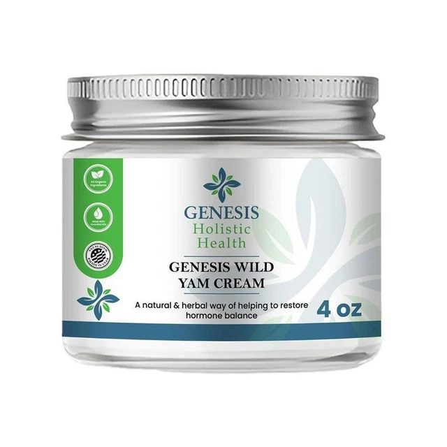 GENESIS WILD YAM Hormone Cream, Natural-Organic 4 oz. I1R7 L6I6 £5.80 ...
