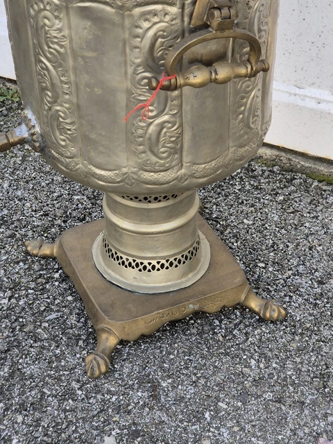 ANCIEN SAMOVAR ANCIEN SEMAVERLERI laiton EUR 80,00 - PicClick FR