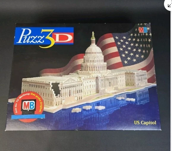 PUZZ-3D US CAPITOL Washington DC Puzzle 718 Teile MB 1997 EUR 1,00 ...