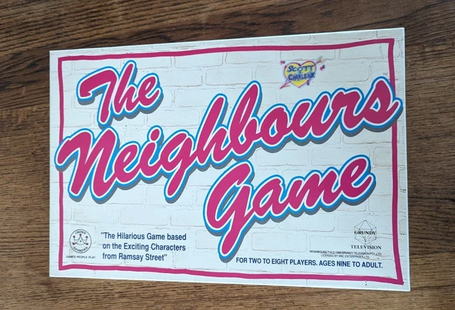THE NEIGHBOURS GAME Boardgame 1988 TV Soap Show Vintage Boardgame Good ...