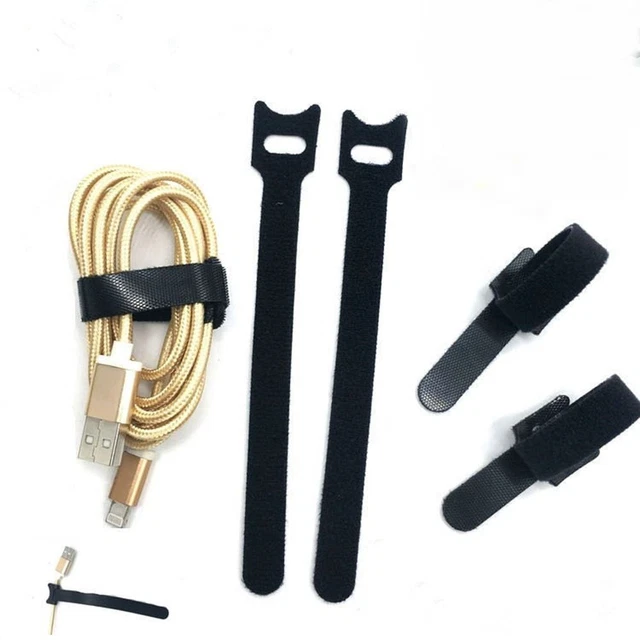 CLIPS CABLE MANAGEMENT Cord Wrap Organizer Reusable Cable Ties Cable ...