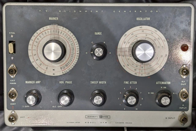 HEATHKIT HFW-1 TELEVISION alignment generator/wobbulator £50.00 ...