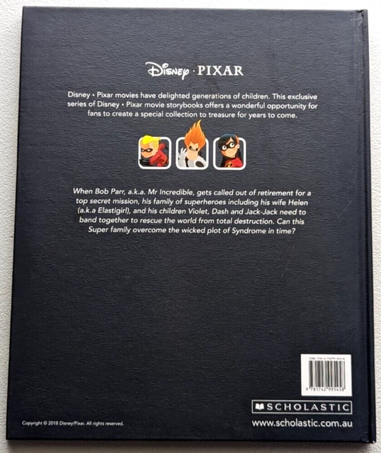 THE INCREDIBLES DISNEY Pixar Movie Collection A Special Disney ...