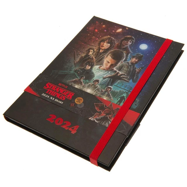 STRANGER THINGS A5 Journal 2024 Organiseur Calendrier Agenda Cadeau ...