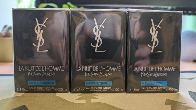 YVES SAINT LAURENT La Nuit de L'Homme Bleu Electrique 100ml NEW EUR 150 ...