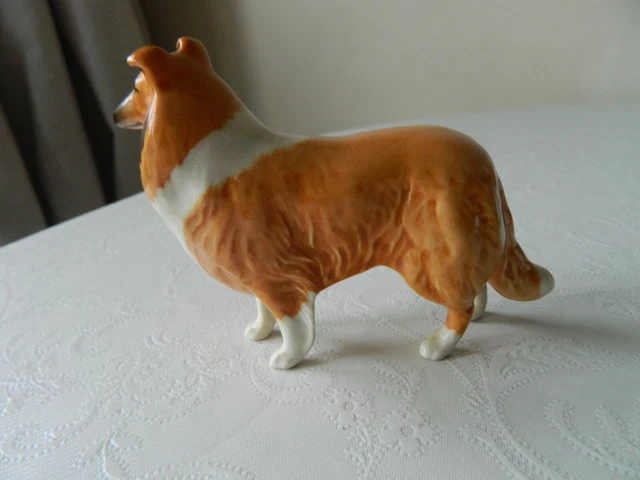 VINTAGE BESWICK POTTERY Collie Lassie Dog figurine £12.99 - PicClick UK
