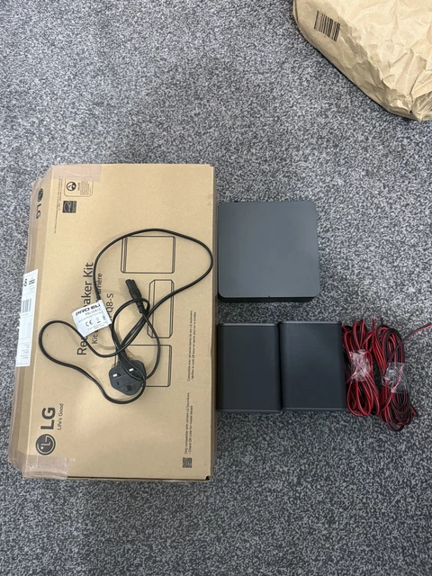 LG SPQ8-S WIRELESS Rear Speakers 140 Watt for LG USC9S DS90QY DS80QY SL ...