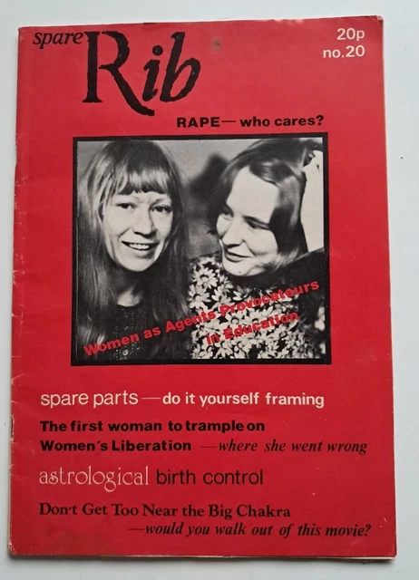VINTAGE 1974 SPARE RIB Magazine - RAPE - Astrological Birth Control ...