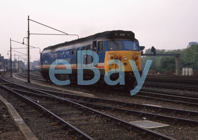 35MM RAILWAY SLIDE of Class 50 50041 @ Waterloo Copyright to Buyer £4. ...