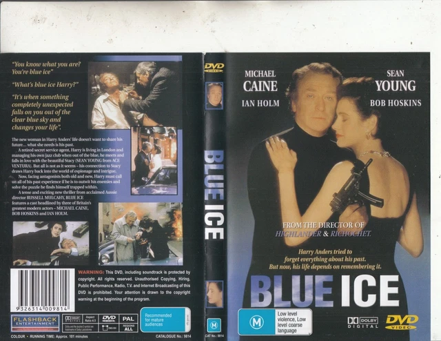 BLUE ICE-1992-[MICHAEL CAINE]-FLASHBACK Entertainment-Movie FE-DVD $24. ...