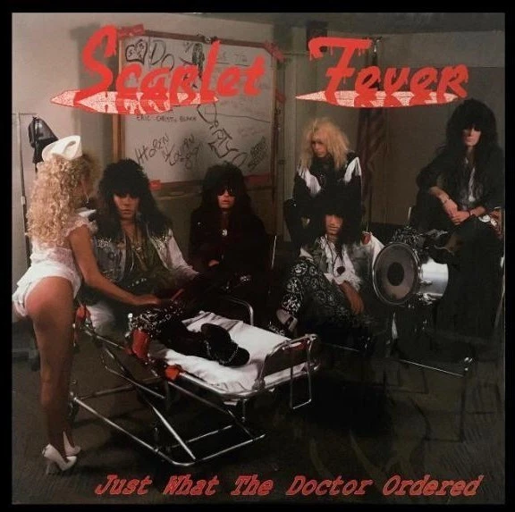 SCARLET FEVER JUST what the doctor... CD Ltd 200! Glam Sleaze rare Hair ...